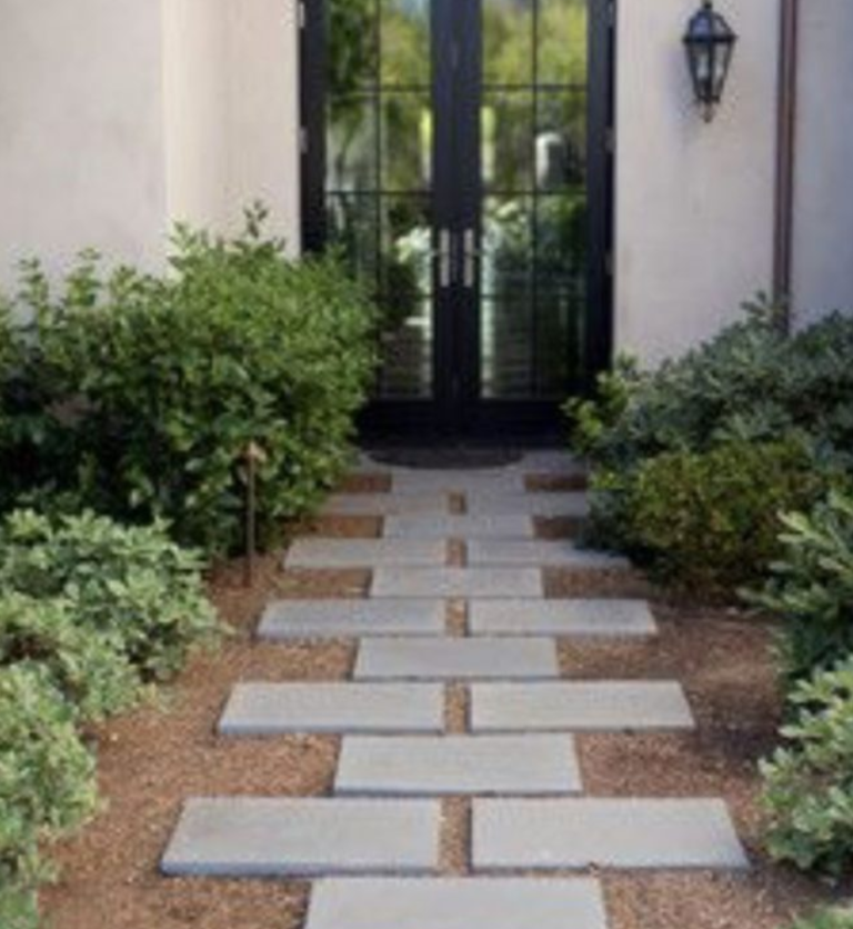 43 concrete path ideas for your patio or garden that you can easily ...