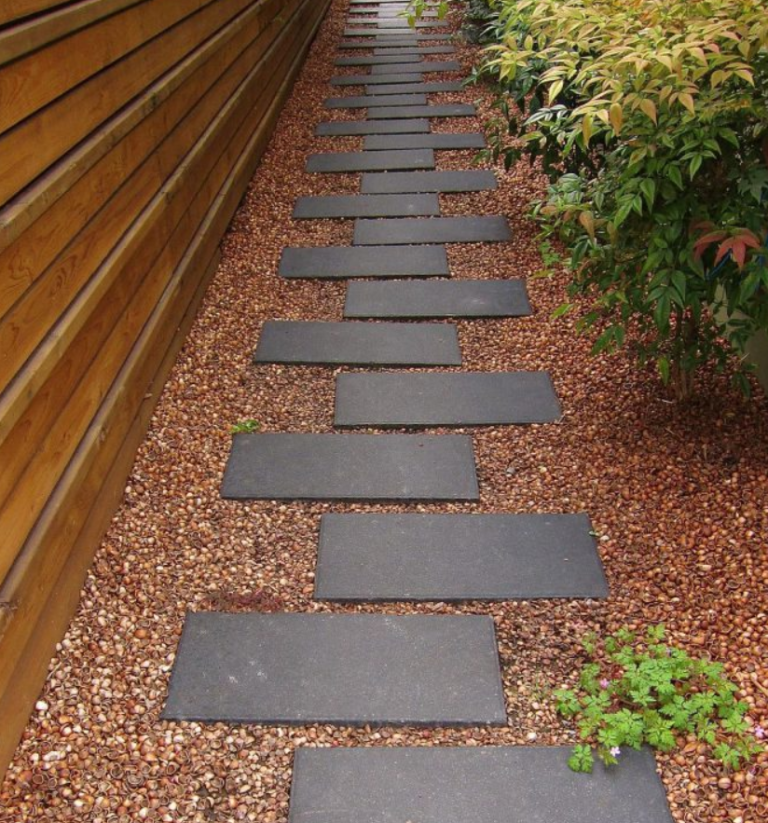 43 concrete path ideas for your patio or garden that you can easily ...