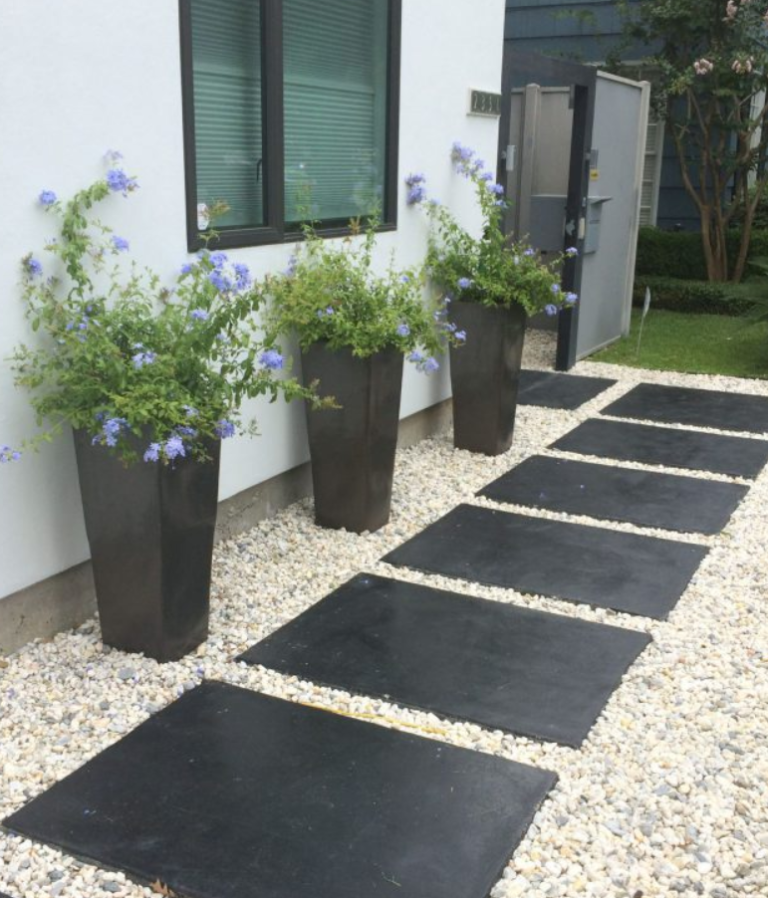 43 concrete path ideas for your patio or garden that you can easily ...