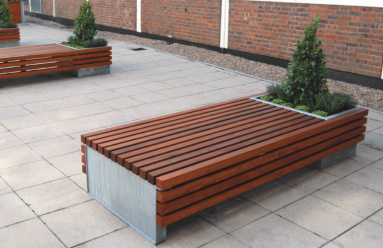 30 incredible ideas of benches with a planter for your garden – Crafty ...