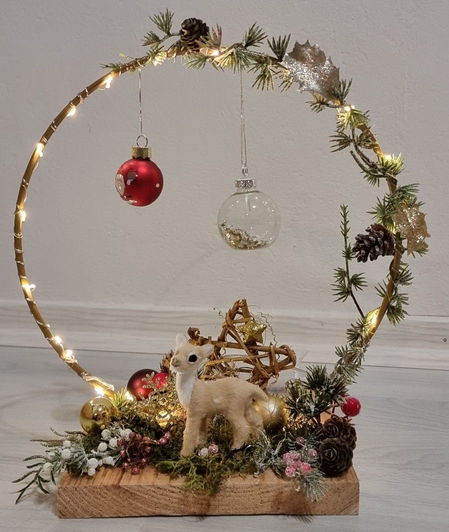 38 Creative Christmas Hula Hoop Ideas to Inspire Your Holiday Decor ...