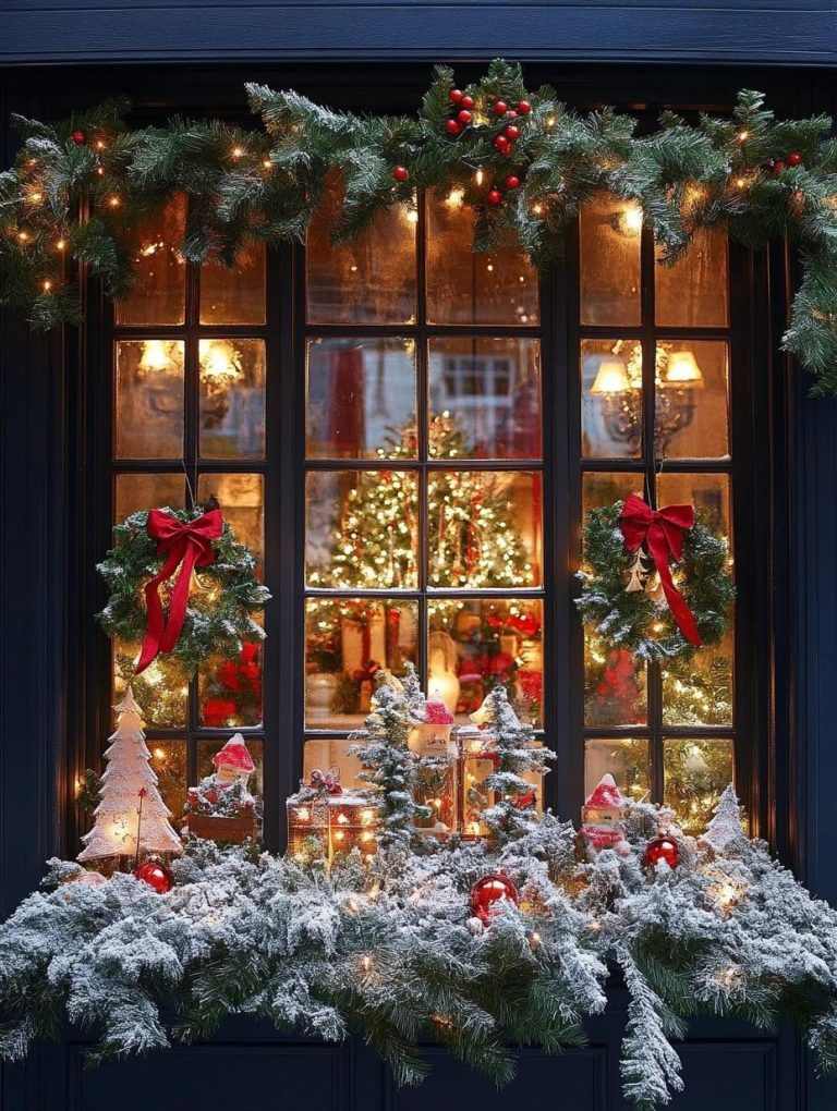 Christmas Window Decor Ideas for a Festive and Cozy Holiday – Crafty Daily