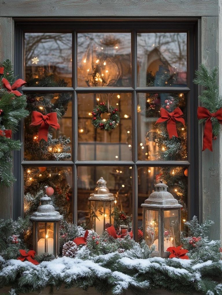 Christmas Window Decor Ideas for a Festive and Cozy Holiday – Crafty Daily