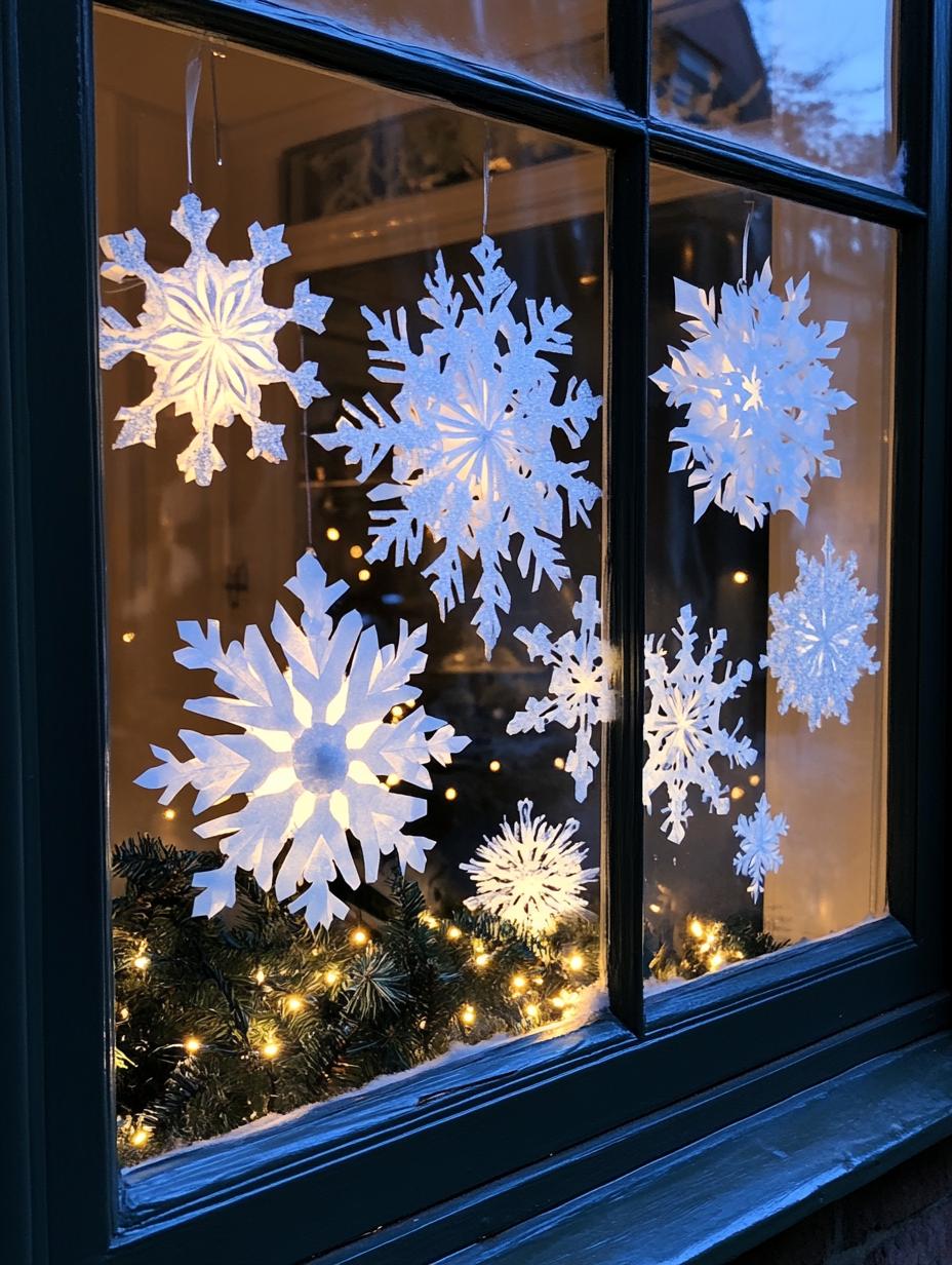 Christmas Window Decor Ideas for a Festive and Cozy Holiday – Crafty Daily